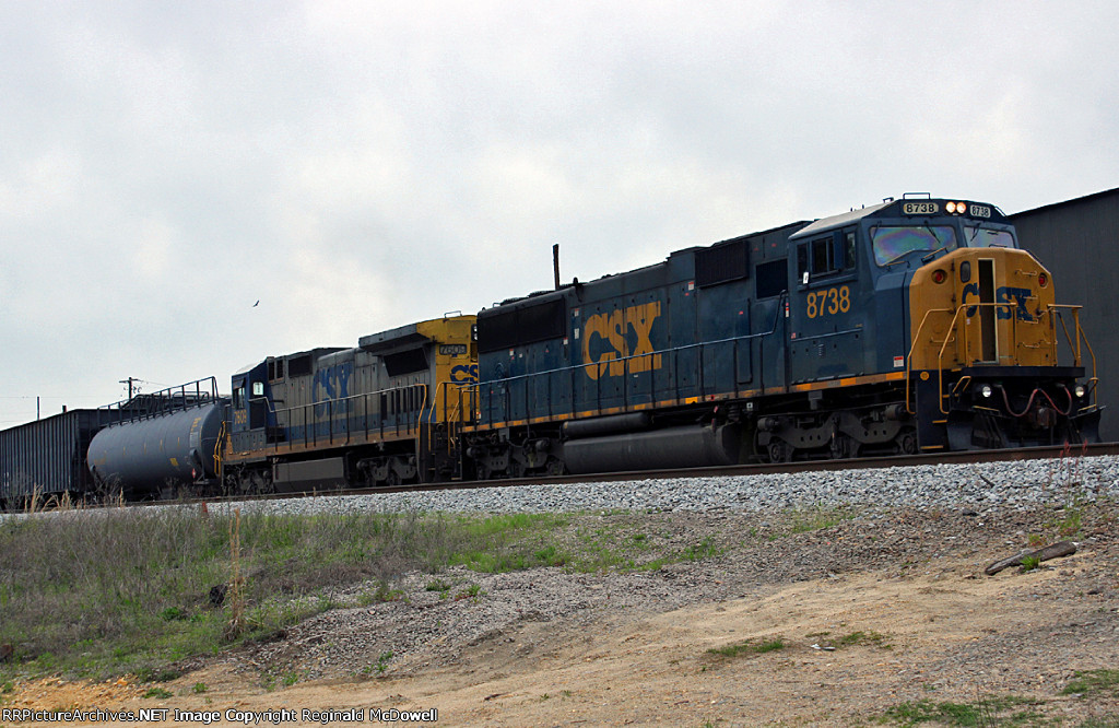 CSX Cayce Yard south ene power